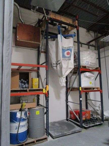 *EMPTY* PALLET RACK TEAR DROP STYLE - APPROX. 42" X 48" X 12' TALL **(2 ...