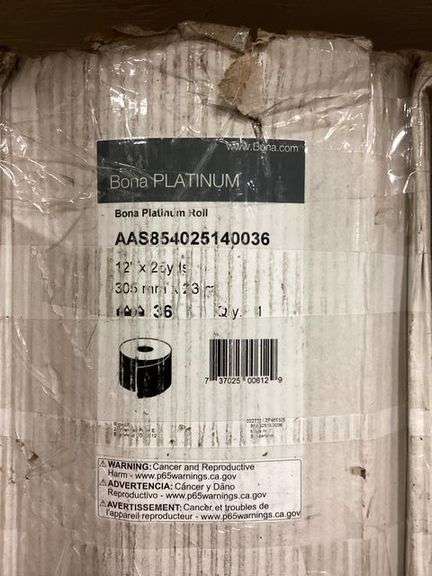 BONA PLATINUM SAND PAPER 25yds x 12" AA5854025140036 - Rosen Systems