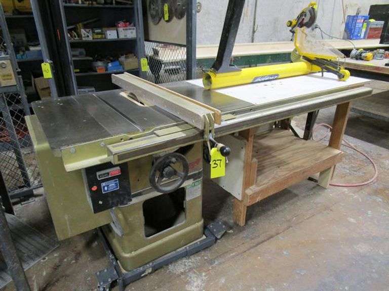 POWERMATIC TABLE SAW MDL. 66, S/N 88661630, 230V, 60 HZ, 3-PHASE, HARD ...