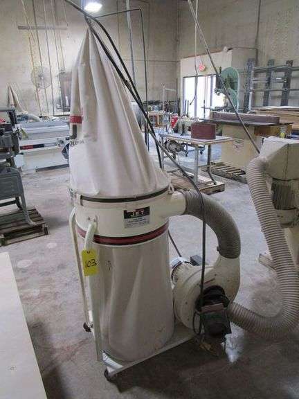 JET PORTABLE 1200 CFM DUST COLLECTOR MDL. DC-1200A-1, STOCK #708634, 2 ...