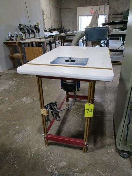 PORTER CABLE ROUTER MDL. 7518, W/ROUTER TABLE - Rosen Systems