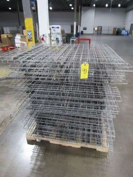 (1) PALLET, WIRE DECKING - APPROX. 45" X 43" (30) PIECES - Rosen Systems