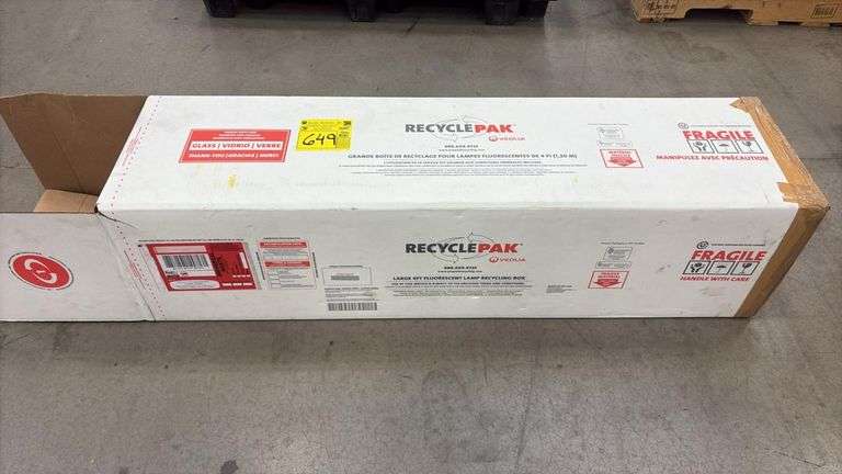 Veolia RecyclePak Large 4ft Fluorescent Lamp Recycling Box - Rosen Systems
