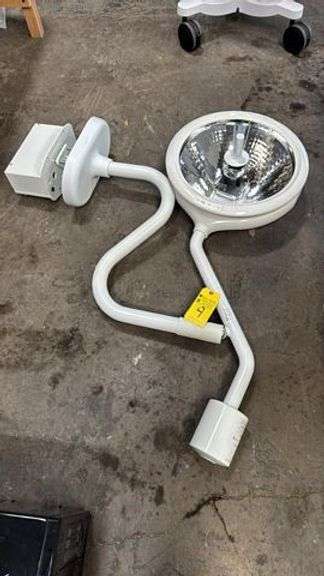 Midmark Ritter 255 LED Procedure Light, Ceiling Mount, Serial 228628484 ...