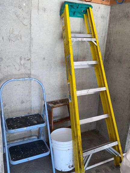 6’ Aluminum Ladder, Stepstools, 5 Gallon Bucket - reSettled Life