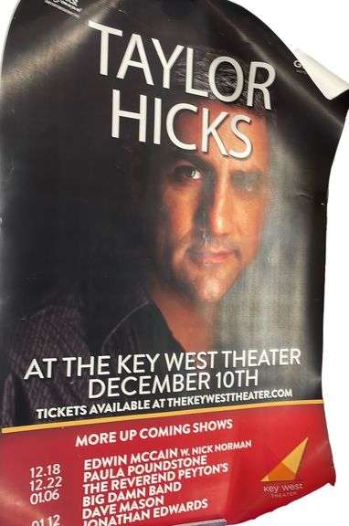 Taylor Hicks Ad Poster - reSettled Life