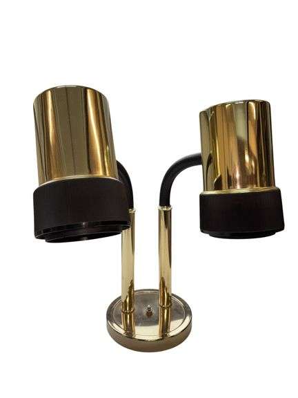 MCM Brass Adjustable Table Light - reSettled Life