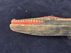 Carved Wood Crocodile - reSettled Life