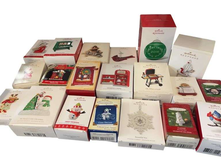 Variety of Hallmark Keepsake Ornaments - reSettled Life