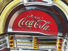 Coca Cola Ceramic Jukebox Cookie Jar Retro 1950’s Tabletop Diner ...