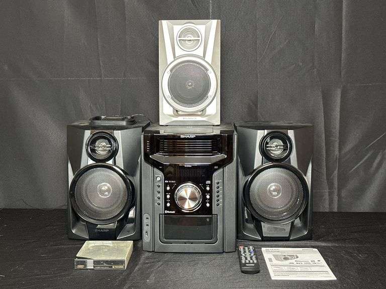 Sharp CD-BH950 Stereo System with Accessories - Ryan Cate Auctions and ...