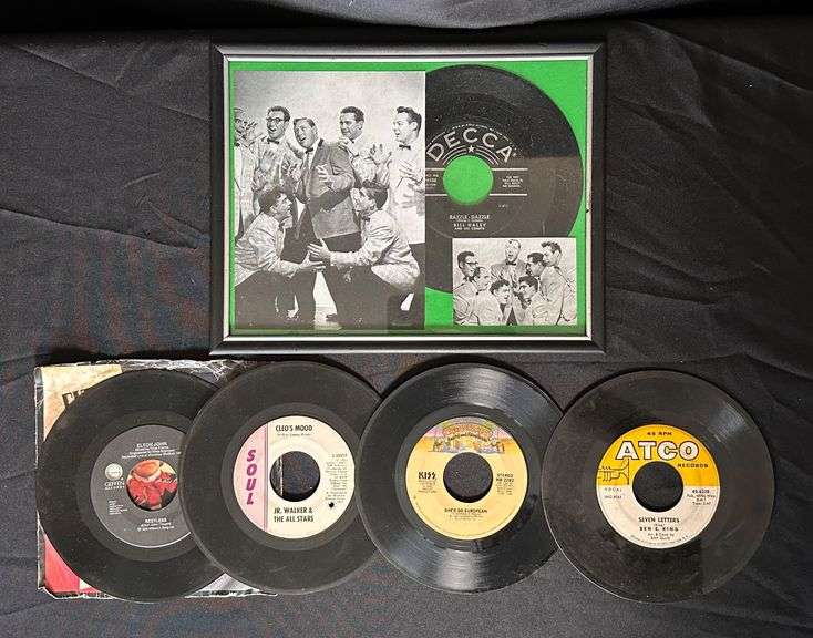 Framed and Loose Vinyl Records - Ryan Cate Auctions and Real Estate