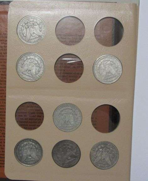 17 MORGAN DOLLARS IN WHITMAN FOLDER MIXED DATES - Star Coin and ...