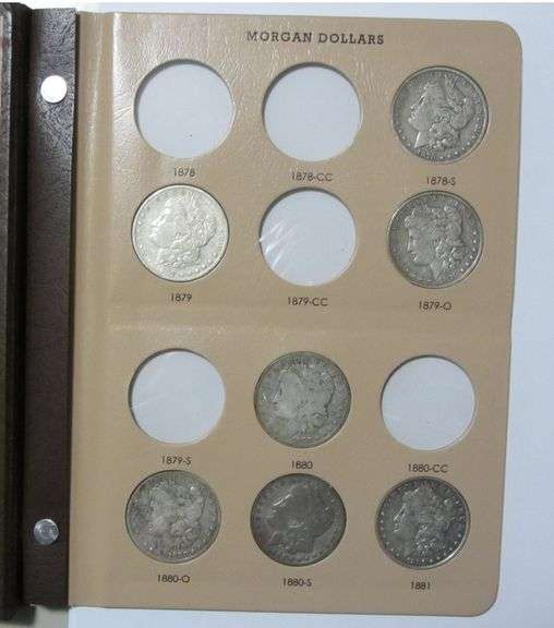 17 MORGAN DOLLARS IN WHITMAN FOLDER MIXED DATES - Star Coin and ...