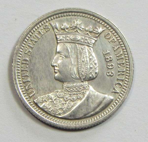 1893 ISABELLA COMMEMORATIVE HALF DOLLAR TOUGH COIN - Star Coin and ...