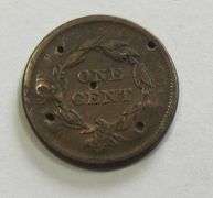 1839 LARGE CENT WITH INITIALS - Star Coin and Currency, LLC