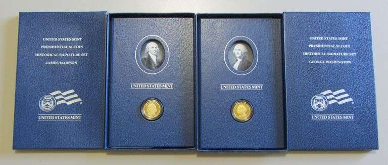 2 $1 HISTORICAL SIGNATURES DOLLAR SETS - Star Coin and Currency, LLC