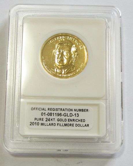 2010 $1 24 KARAT GOLD PLATE - Star Coin and Currency, LLC