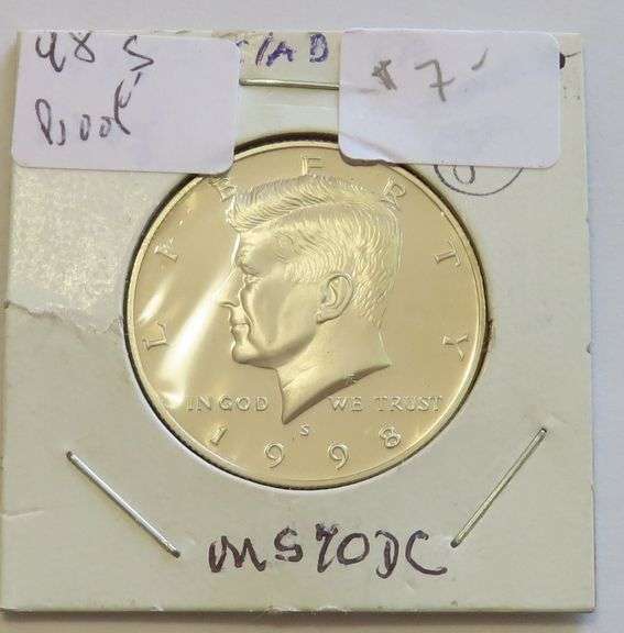 SILVER 1998-S PROOF KENNEDY HALF - Star Coin and Currency, LLC