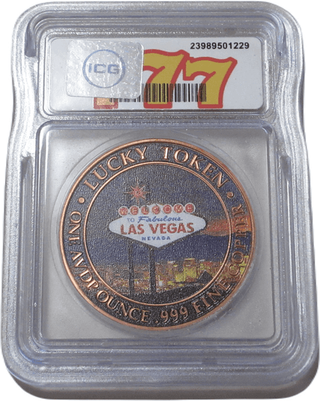 Limited Edition MS70 Jackpot Slot Machine 1oz Copper Coin (1 of 10,000 ...