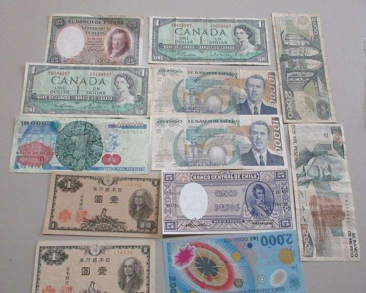 FOREIGN CURRENCY LOT WITH POLYMER NOTE - Star Coin and Currency, LLC