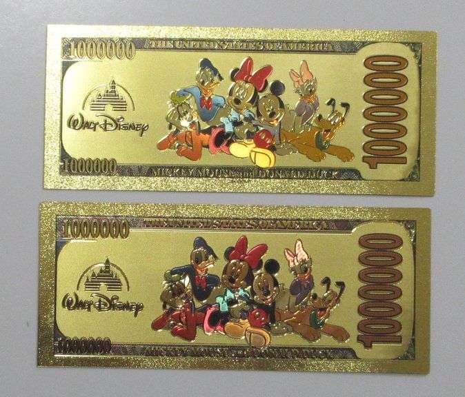 MICKEY AND MINNIE DISNEY NOTES - Star Coin and Currency, LLC