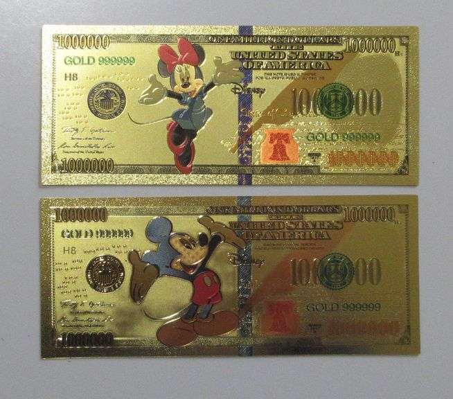 MICKEY AND MINNIE DISNEY NOTES - Star Coin and Currency, LLC
