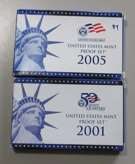 2001 2005 PROOF SET LOT - Star Coin and Currency, LLC