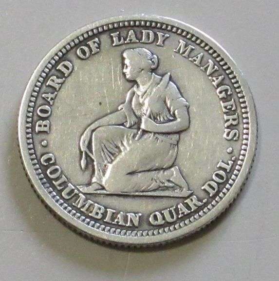 1893 ISABELLA SILVER COMMEMORATIVE QUARTER 25C - Star Coin and Currency ...
