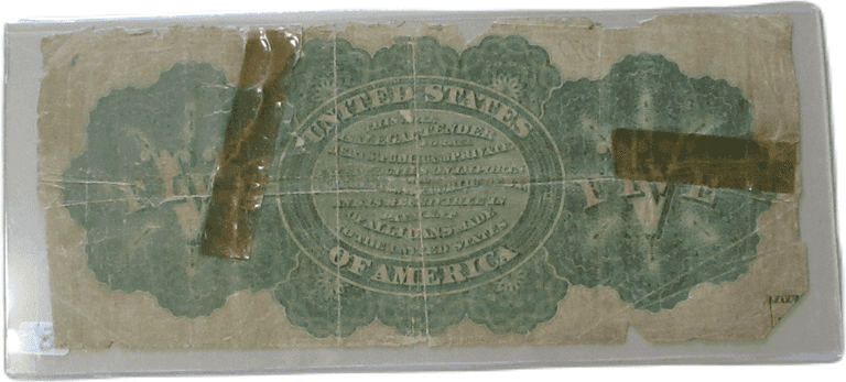 FIRST SERIES OF LEGAL US TENDER $5 1862 - Star Coin and Currency, LLC