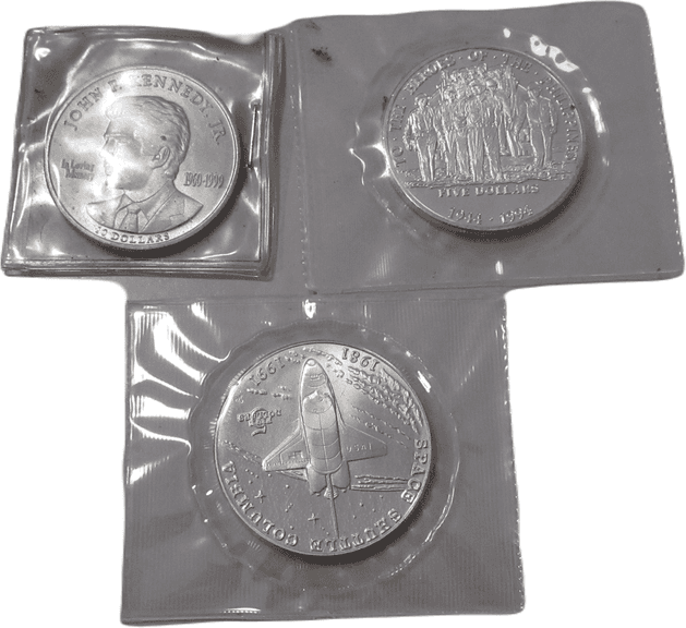 Commemorative Coin Set Featuring JFK Jr. and Apollo Missions - Star ...