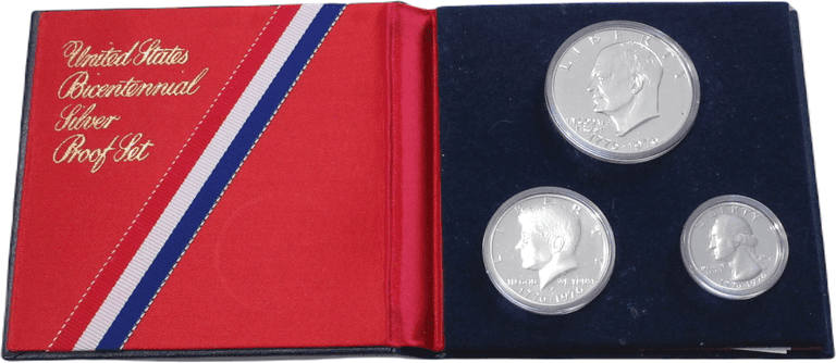 United States Bicentennial Silver Proof Set 1976 - Star Coin and ...