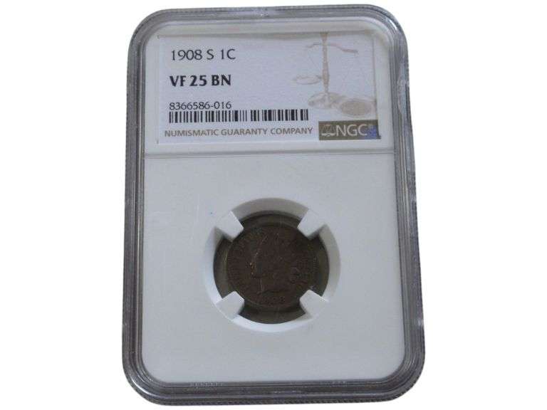 1908-S Lincoln Wheat Cent - NGC VF25 BN - Star Coin and Currency, LLC