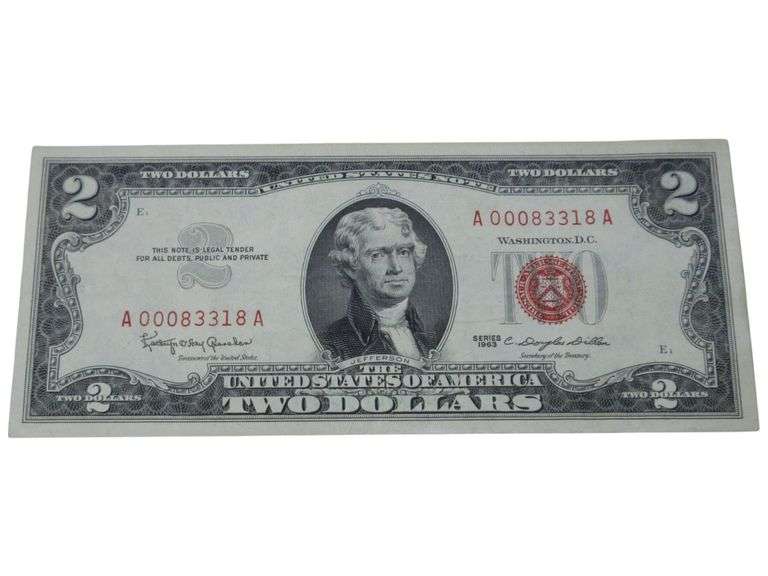 1963 United States $2 Bill Legal Tender Note - Star Coin and Currency, LLC