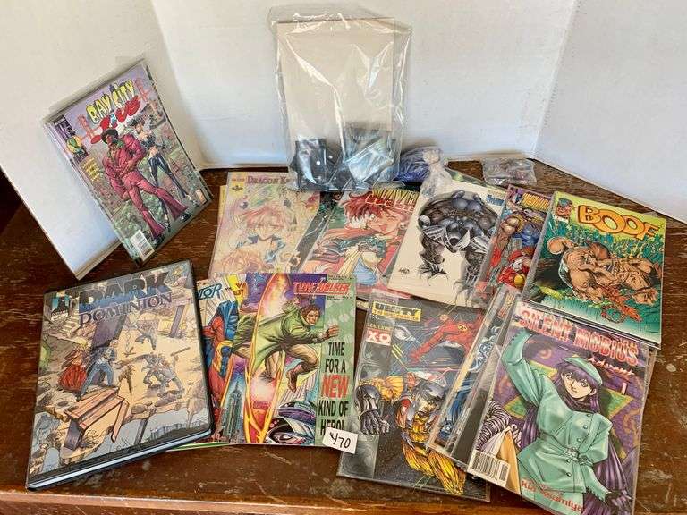 Misc Comic Books - Boof, Silent Mobius, Dark Dominion and More ...