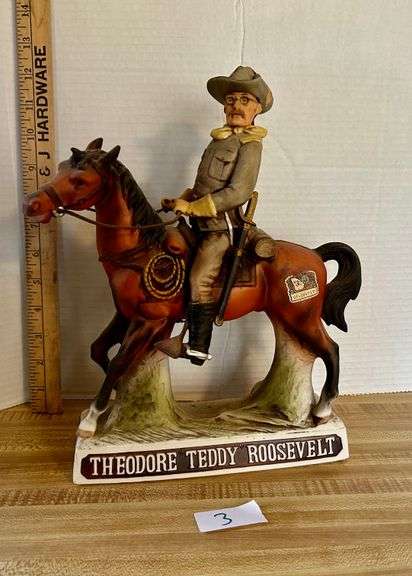 Theodore Teddy Roosevelt Decanter - Auction Group