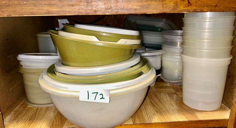 Lot of Misc Plastic Containers and More - Auction Group