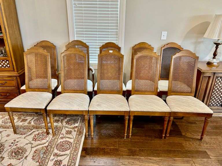 10pc Dining Room Chairs 41.5" Tall - Auction Group