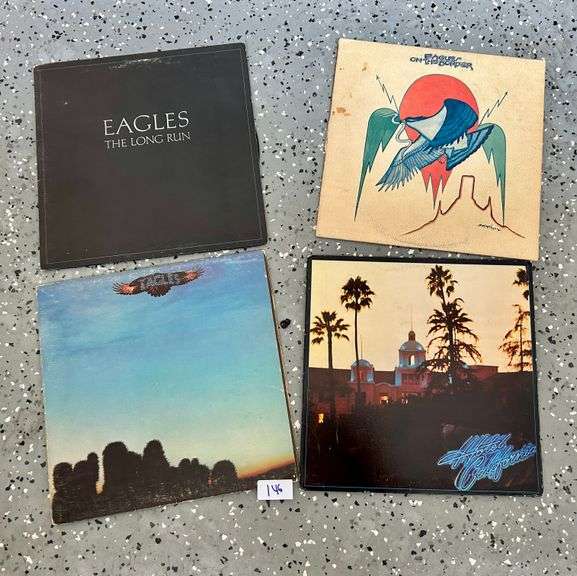 4pc Eagles Records - Auction Group