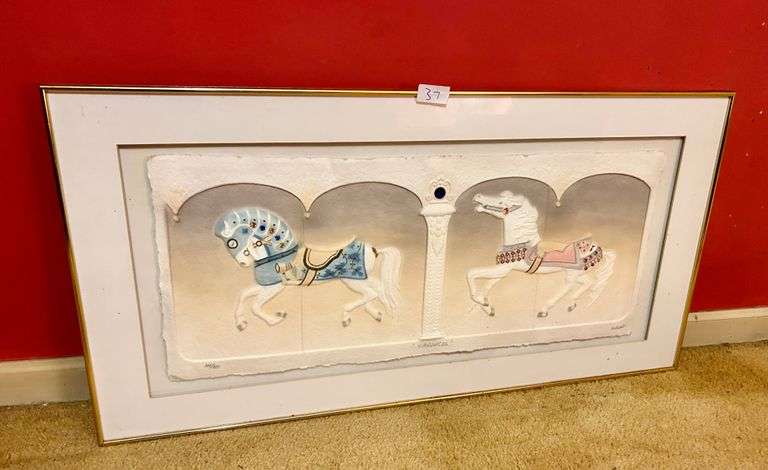 Framed Signed Art 20.5x40 - Auction Group