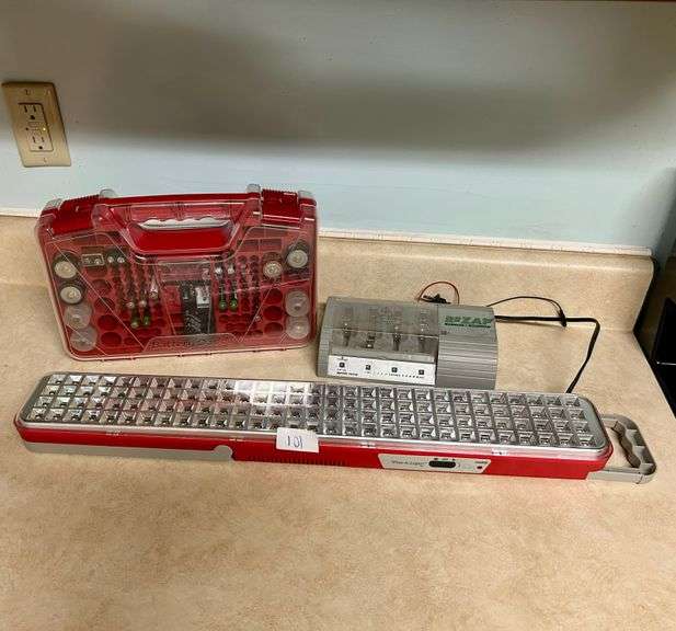 3pc Battery Daddy, Rezap & What-A-Light - Red Belly Rooster Auction ...