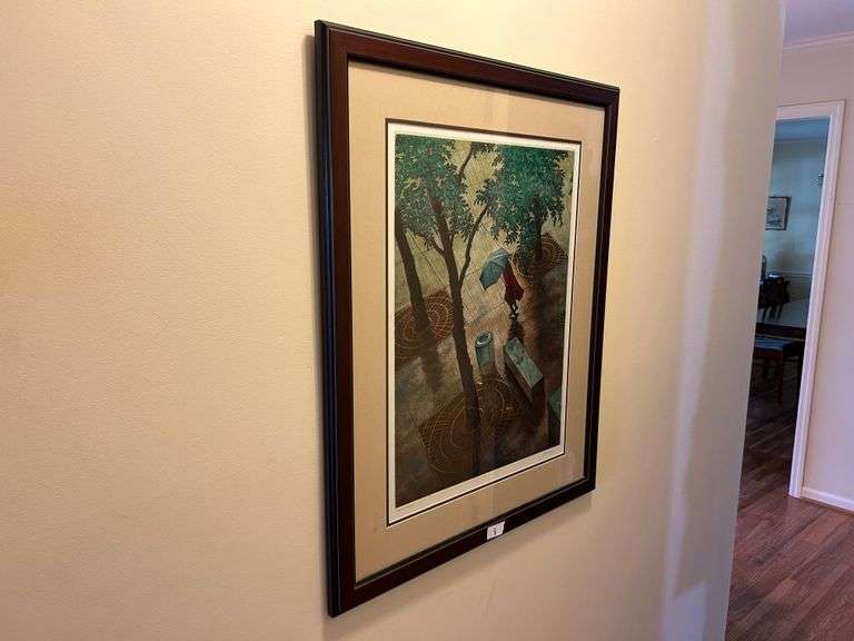 Framed Signed Wall Art 33.5x28 - Auction Group