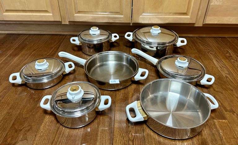 7pc Health Craft Pots and Pans - Auction Group