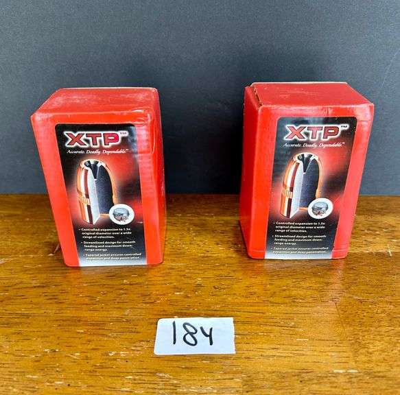 2pc Boxes of Hornady XTP 10mm Bullets (Located in Bedroom Upstairs to ...