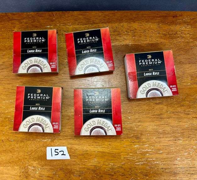 5pc Boxes of GM210M Large Rifle Bullets (Located in Bedroom Upstairs to ...