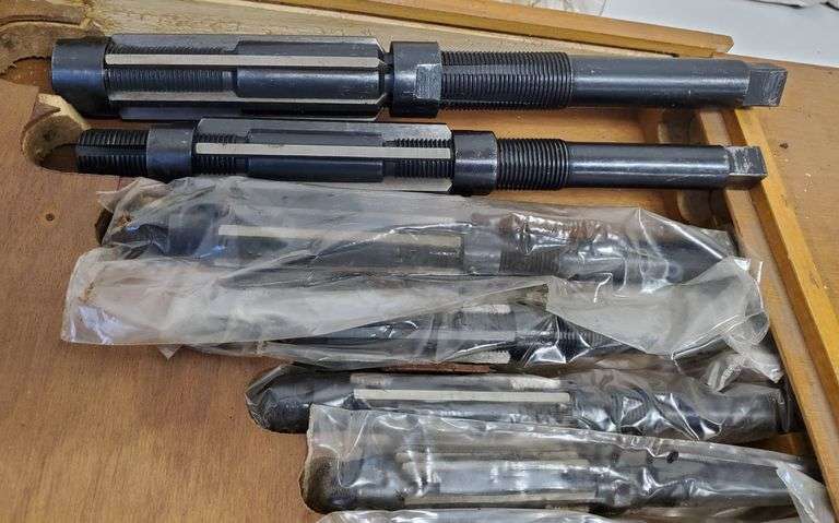 Enco 11 pc Adjustable Blade Reamer Set (Located Garage) - Auction Group