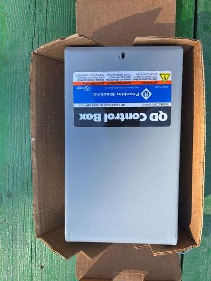 Franklin electric QD Control Box 1hp 230V 10.4AMP - Schmid Auction