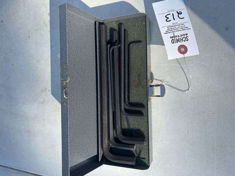 10pc, Metric Hex Long Arm Key Set - Schmid Auction