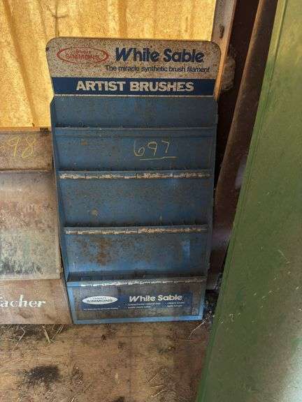 Robert Simmons artist brushes organizer - Schmid Auction