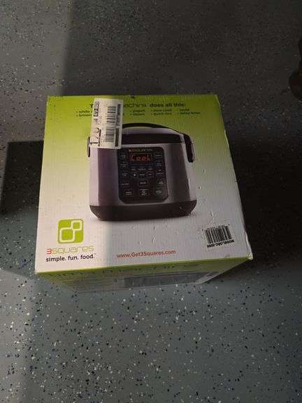 NIB 3 Square rice cooker - Schmid Auction